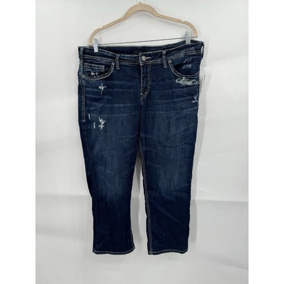Silver Jeans | Jeans | Silver Jeans Sumo Capri Women 8w Blue Wash ...